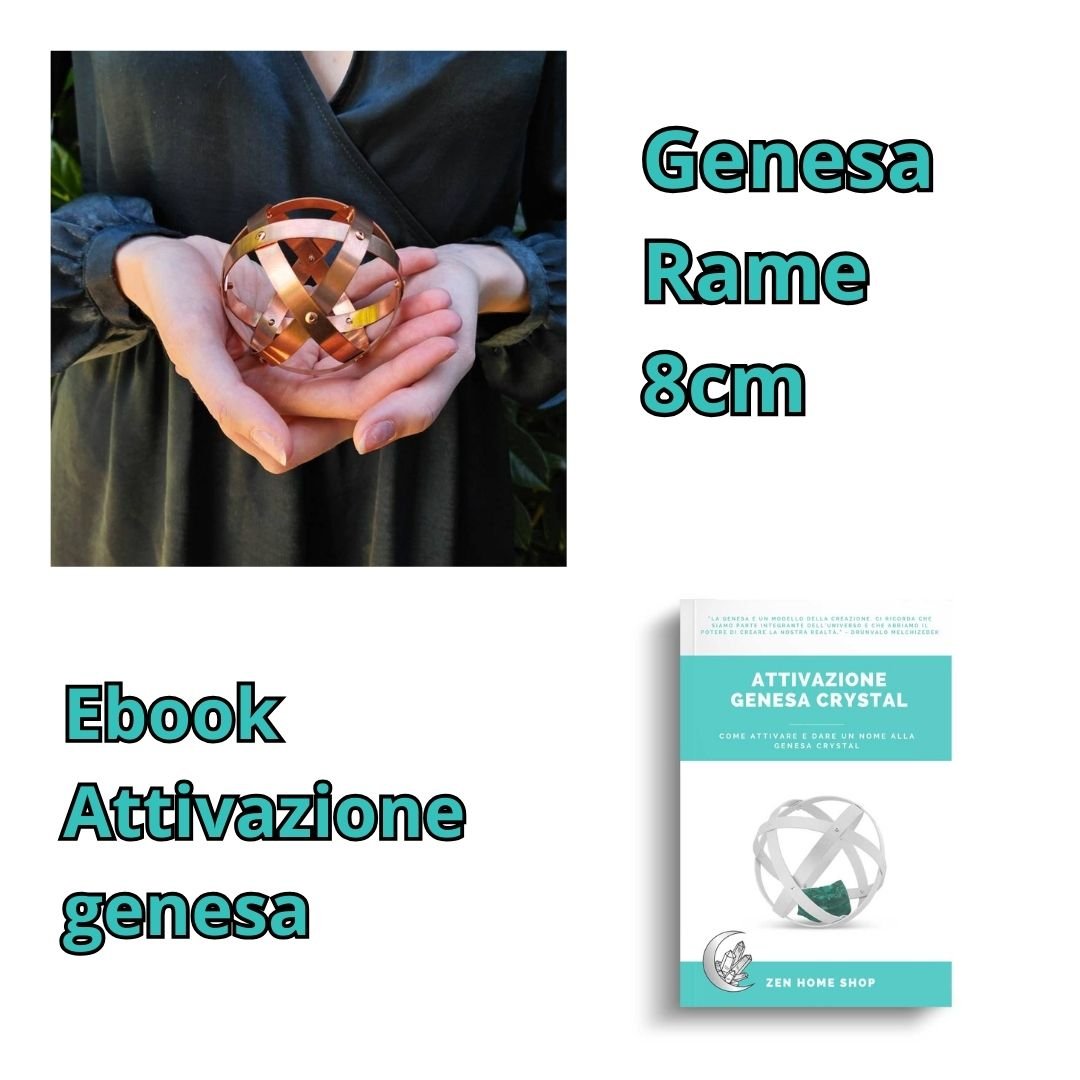 Genesa Crystal grande in rame misura 8cm 16cm 24cm e 32 cm - Zen Home